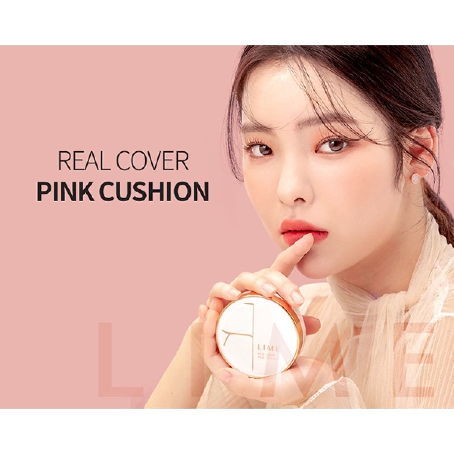 Hàn Quốc Phấn Nước Kiềm Dầu Che Phủ Hoàn Hảo LIME Real Cover Pink ...