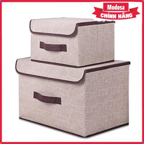 Bộ 2 Hộp Vải Đựng Đồ, Giỏ Vải Đựng Đồ Có Quai, Giỏ Đựng Quần Áo, Nhiều ...