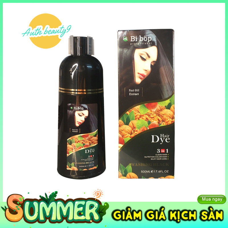Dầu Gội Phủ Bạc Màu Đen - Màu Nâu BiBop Collagen Nhật Bản (500ml) Dầu ...