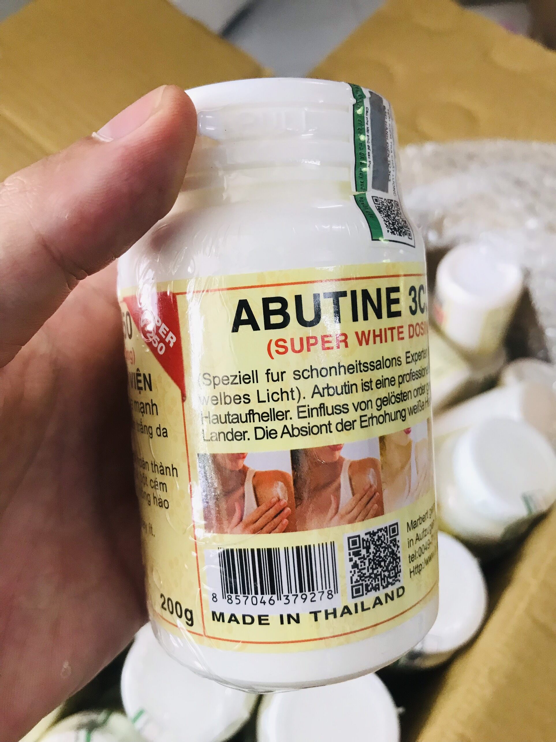 Kem Kích Trắng Abutine 3C3 Thái Lan V250 250 G - MixASale