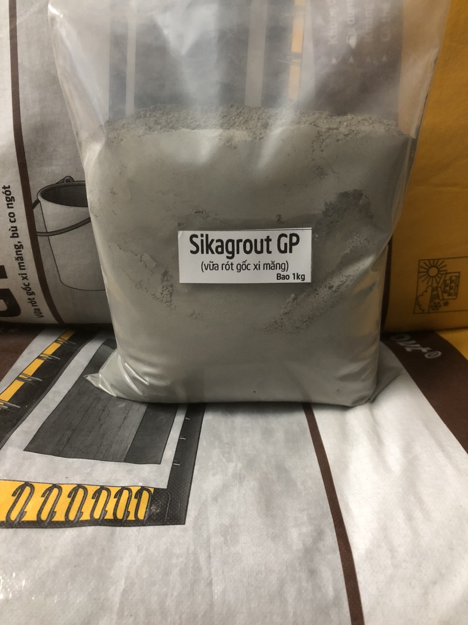 Sika Grout GP Chinh hãng (chiết lẻ). Vữa rót trộn sẵn gốc xi măng, có thể bơm được, bù co ngót ...