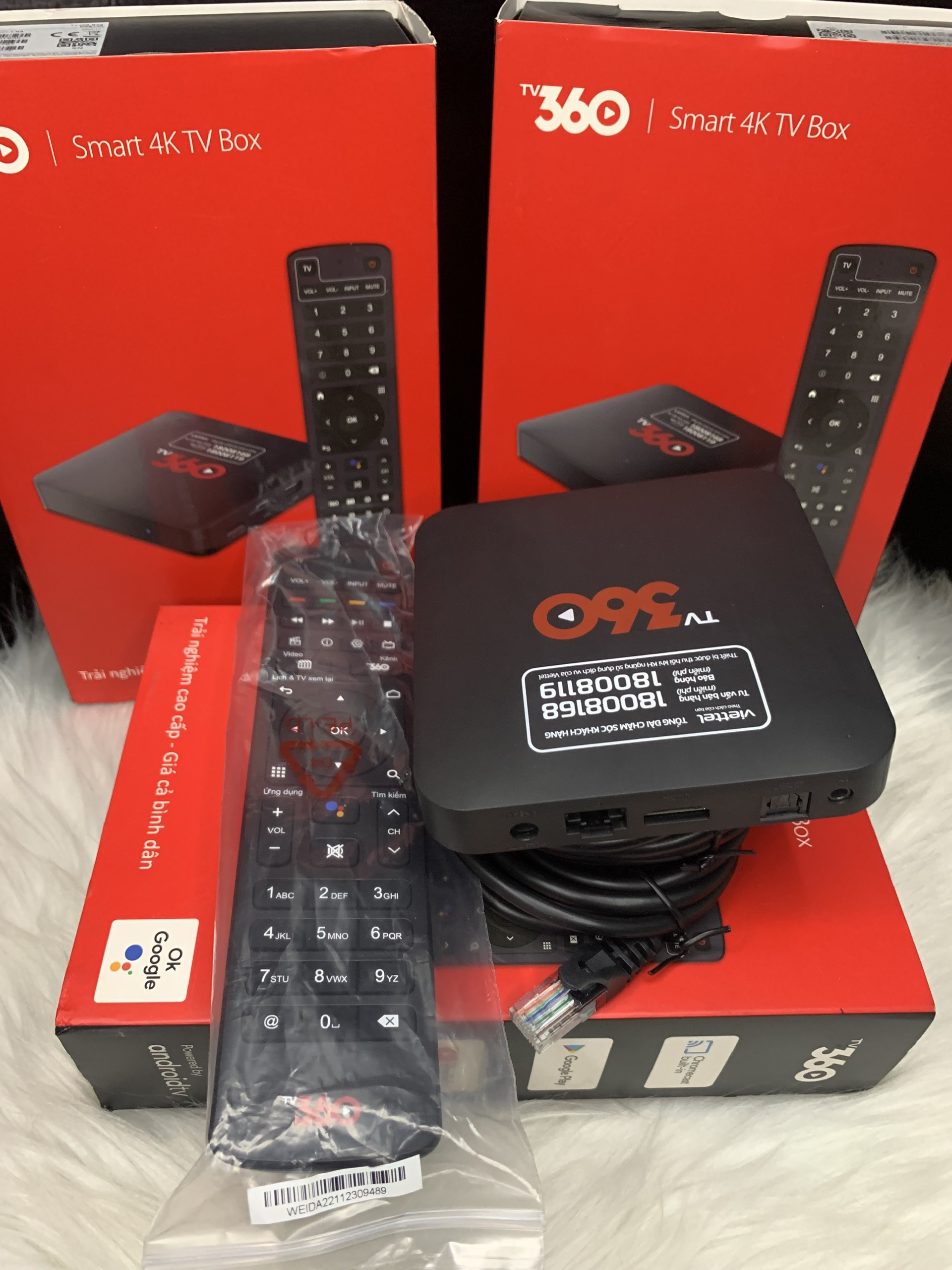 Đầu thu tivi Viettel TV360 Android box đã qua sử dụng còn như Mới xem ...