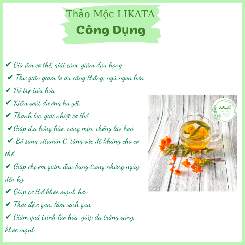 Gói 10gr Trà Cam Quế Cúc Vàng Lá Dứa - Thảo Mộc Thiên Nhiên LIKATA ...