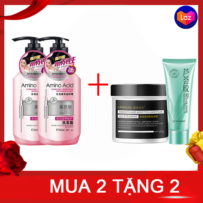 【Giao nhanh】Dầu gội loại bỏ gàu 800ml Dầu gội axit amin Kích thích mọc ...