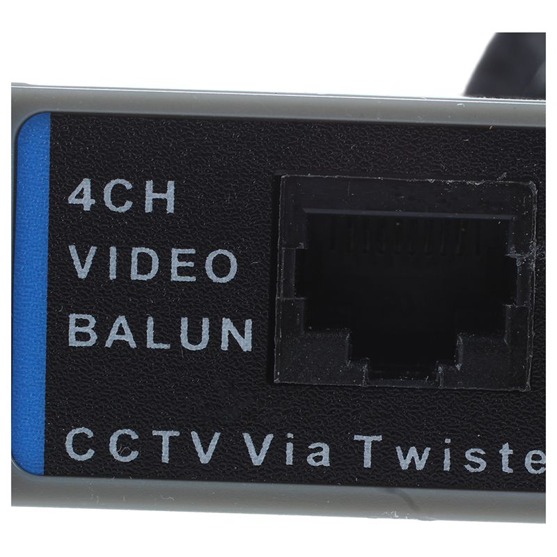 4-Channel Video Balun BNC UTP CAT5 Transmitter for CCTV/ Surveillance Camera Trend - nbm67e2 ...