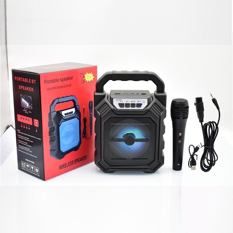 【HCM】Loa Mini Karaoke, SK-668-Kết nối Bluetooth 5.0-Âm thanh Siêu chuẩn ...