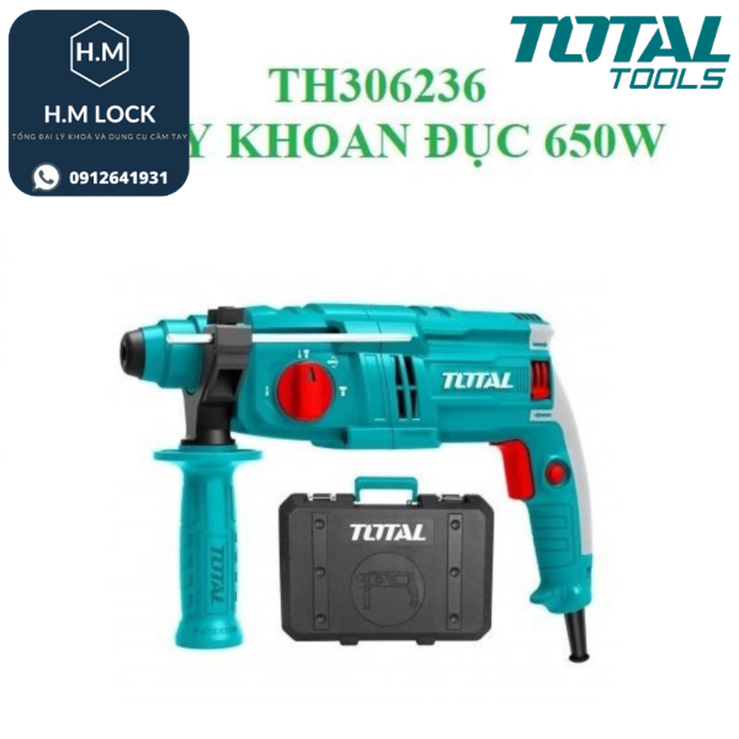 [2022] MÁY KHOAN ĐỤC 3 CHỨC NĂNG 650W TOTAL - HÀNG CHÍNH HÃNG ...