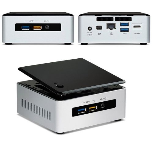 Bộ máy tính để bàn mini PC Intel NUC Kit NUC5i3RYH (Đen) + RAM 4GB ...