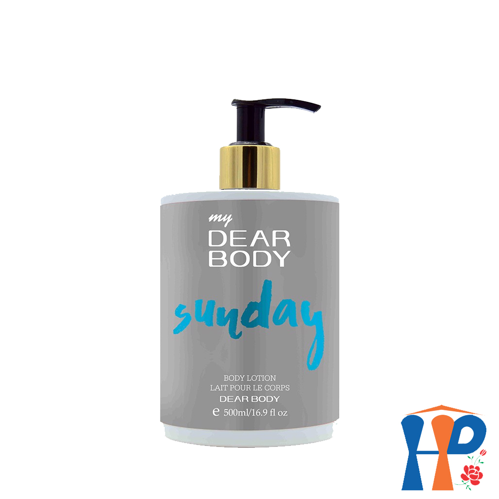 Sữa Dưỡng Thể Nước Hoa Nữ DEAR BODY Weeks Body Lotion 500ml (for woman, thơm tho, mềm mịn) Hani ...