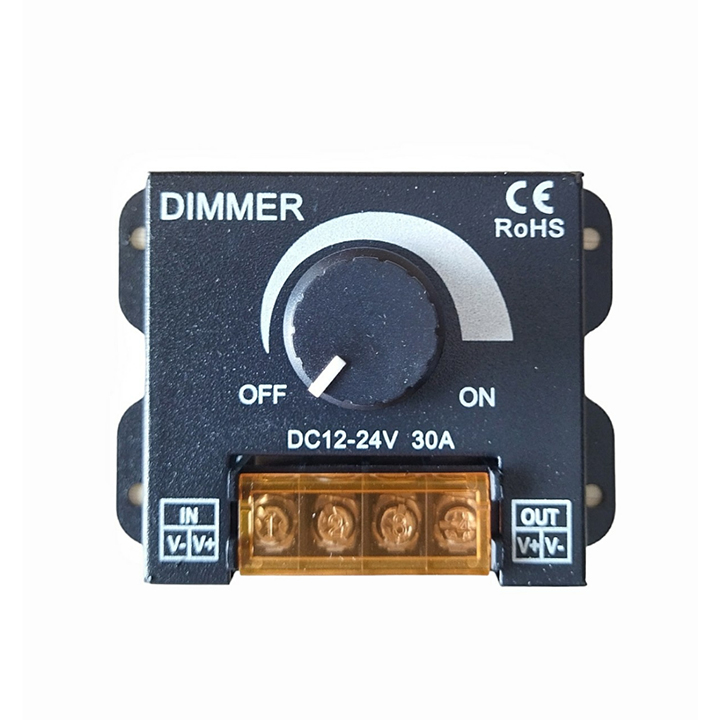 Bộ dimmer 12V, dimmer 24V, chiết áp điều chỉnh điện áp - Núm Vặn điều ...