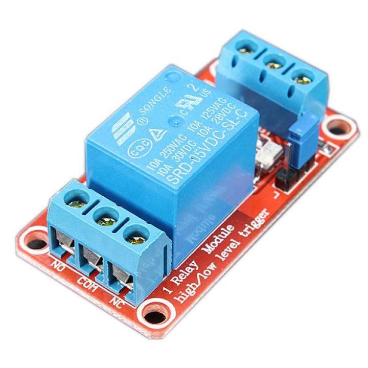 Module Relay Đơn 5V-12V, Rơ Le 10A | Lazada.vn