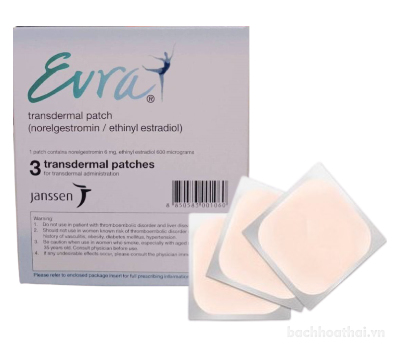 MIẾNG DÁN TRÁNH THAI EVRA TRANSDERMAL PATCH THÁI LAN - SẢN PHẨM TỐT ...