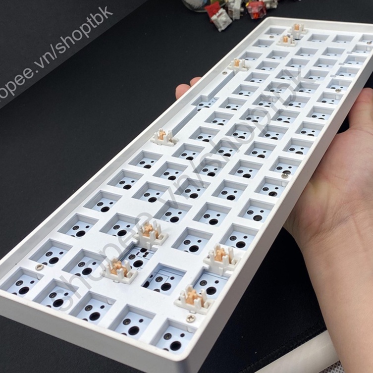 Kit phím cơ Tester 68 v2 (Tester68, tes68, ciy68) kết nối không dây 2 ...