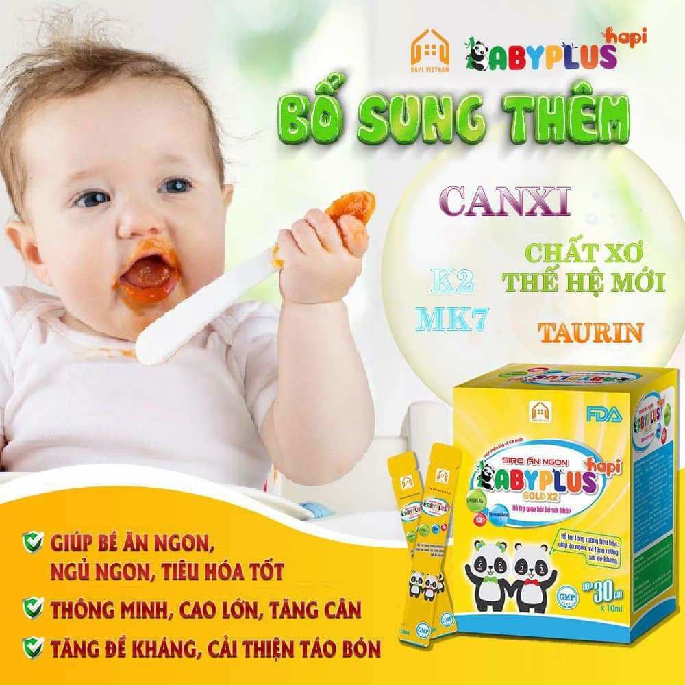 Siro ăn ngon Baby Plus Hapi Gold X2 | Lazada.vn