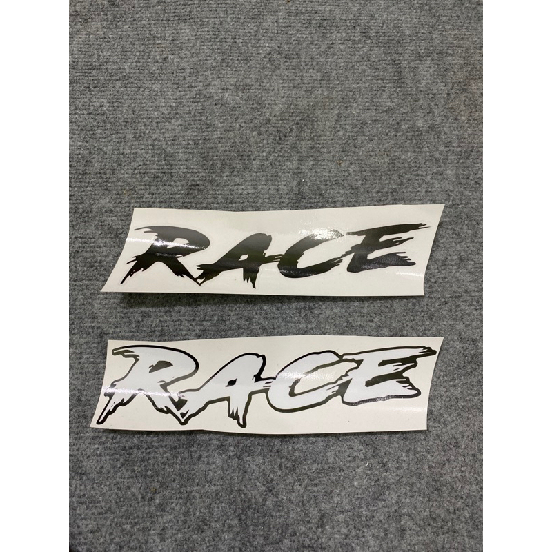 Tem Race , Tafu chữ đen ,trắng dán các màu xe ( Bản to 25cm ) | Lazada.vn