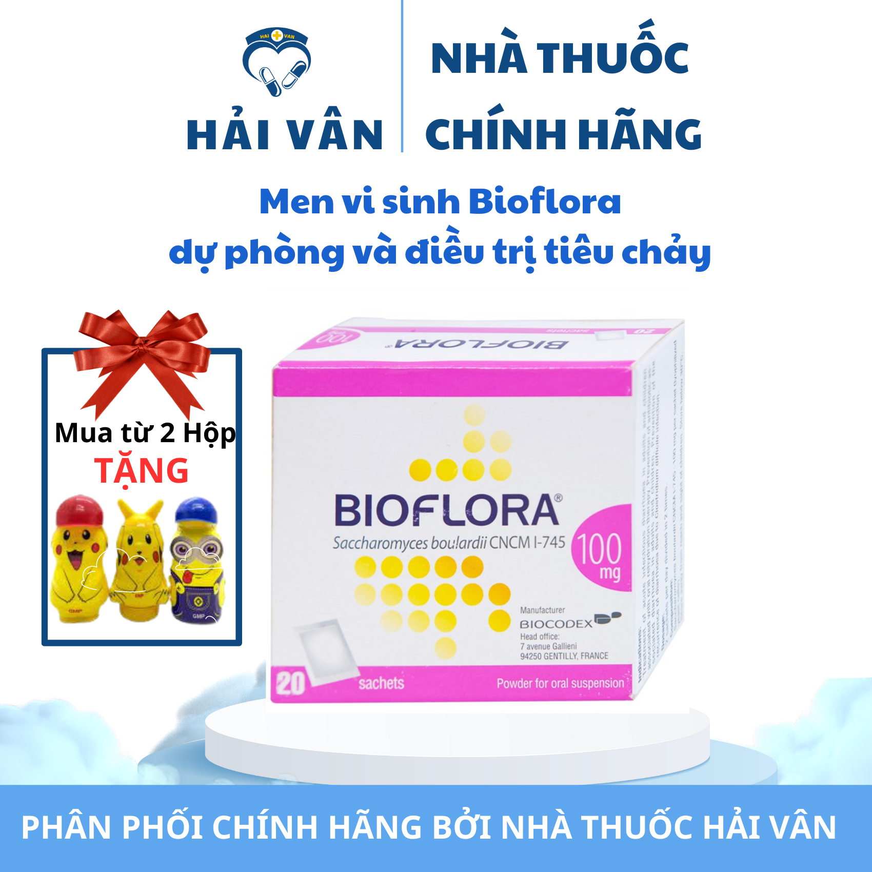 Men vi sinh Bioflora 100mg, dự phòng và điều trị tiêu chảy cấp ở người ...