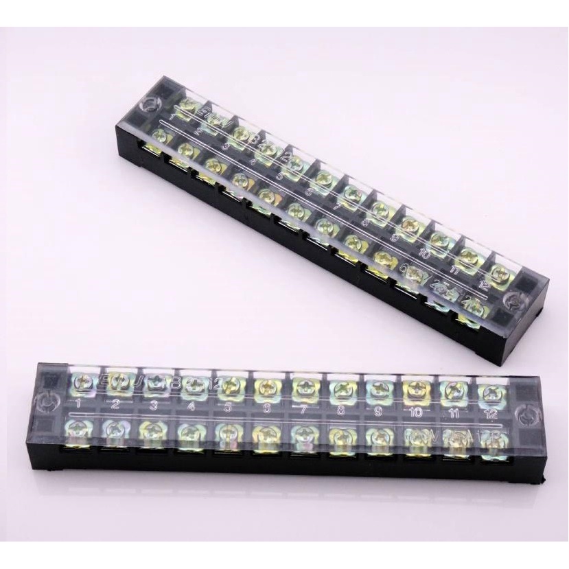 (Combo 2) Domino khối đen đấu dây 3P, 4P, 6P, 12P loại 15A, 25A - MixASale