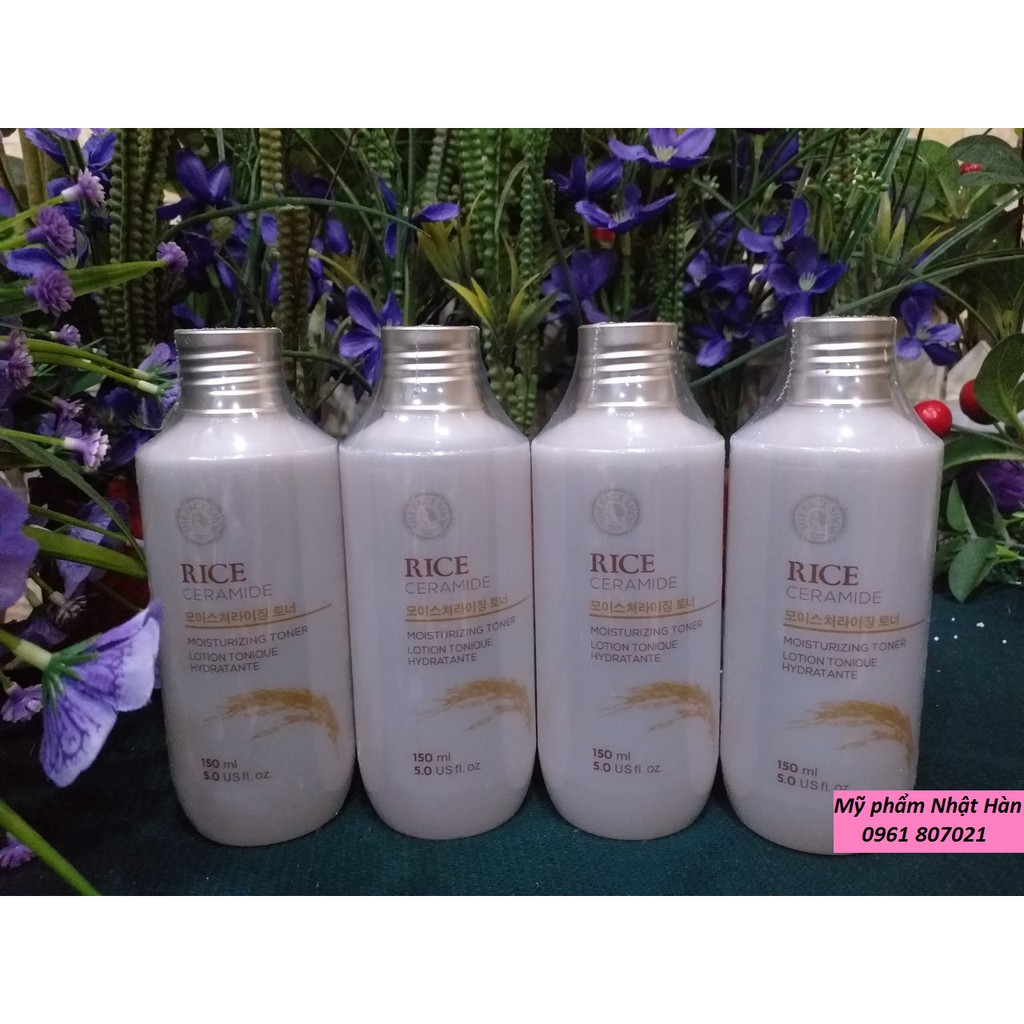 Nước hoa hồng gạo Rice Ceramide Moisturizing Toner The Face Shop (150ml ...