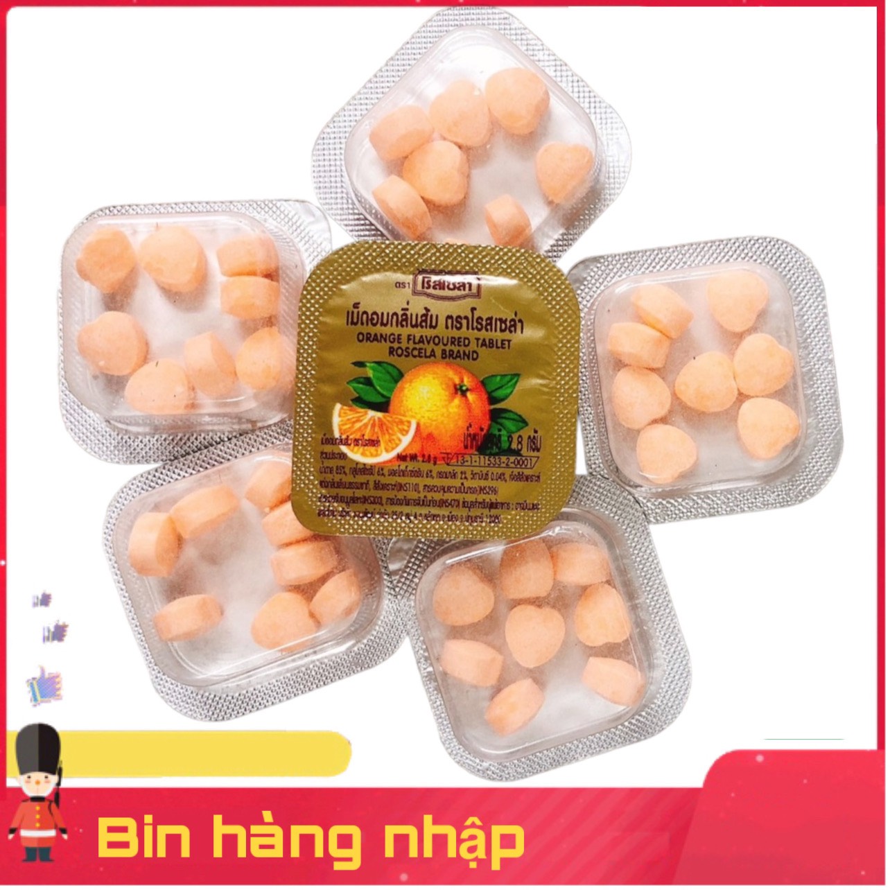 Lốc 24 hộp kẹo vitamin c tuổi thơ kẹo trái tim thái lan | Lazada.vn