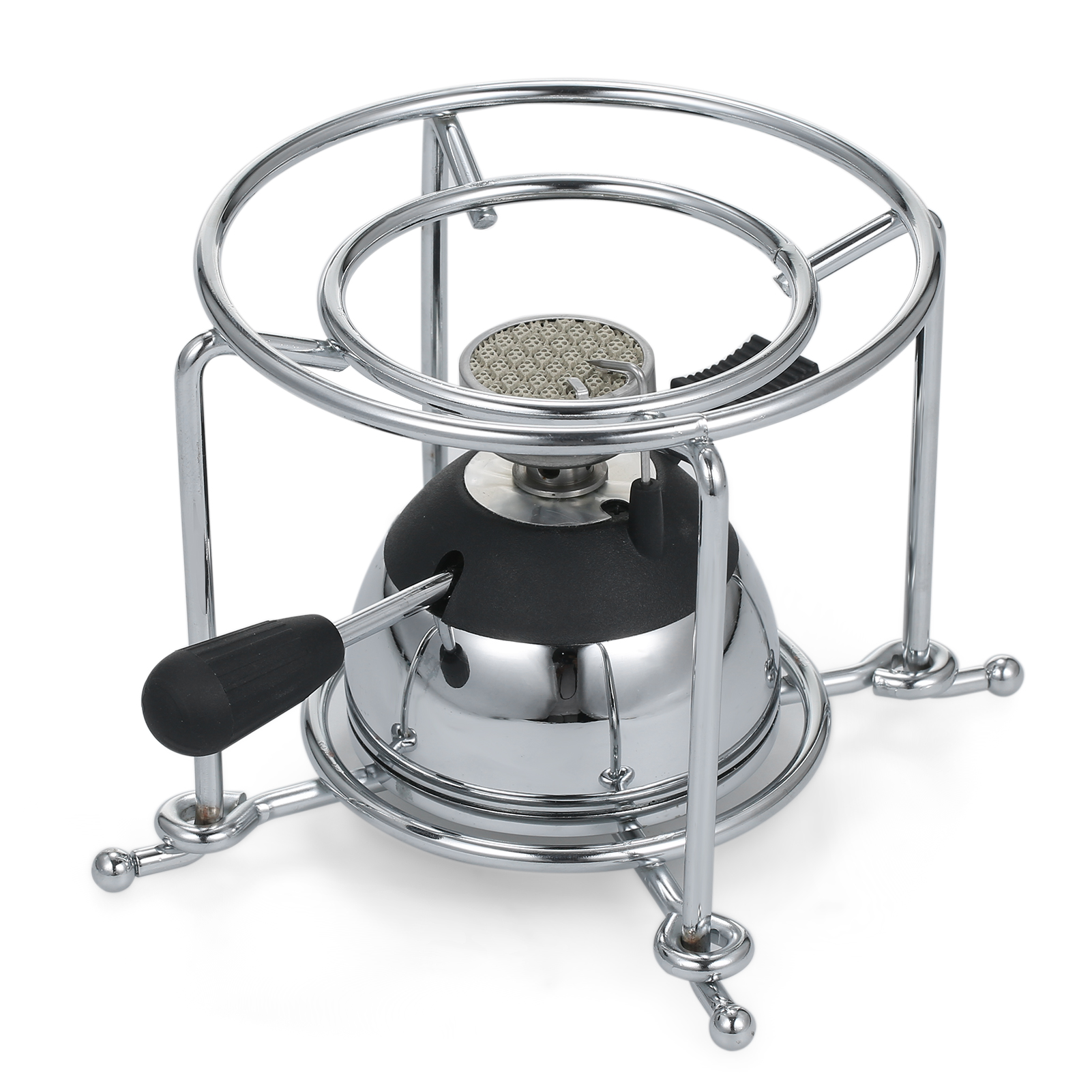 Mini Camping Stove Butane Gas Burner with Refill Rack and Furnace Stand ...