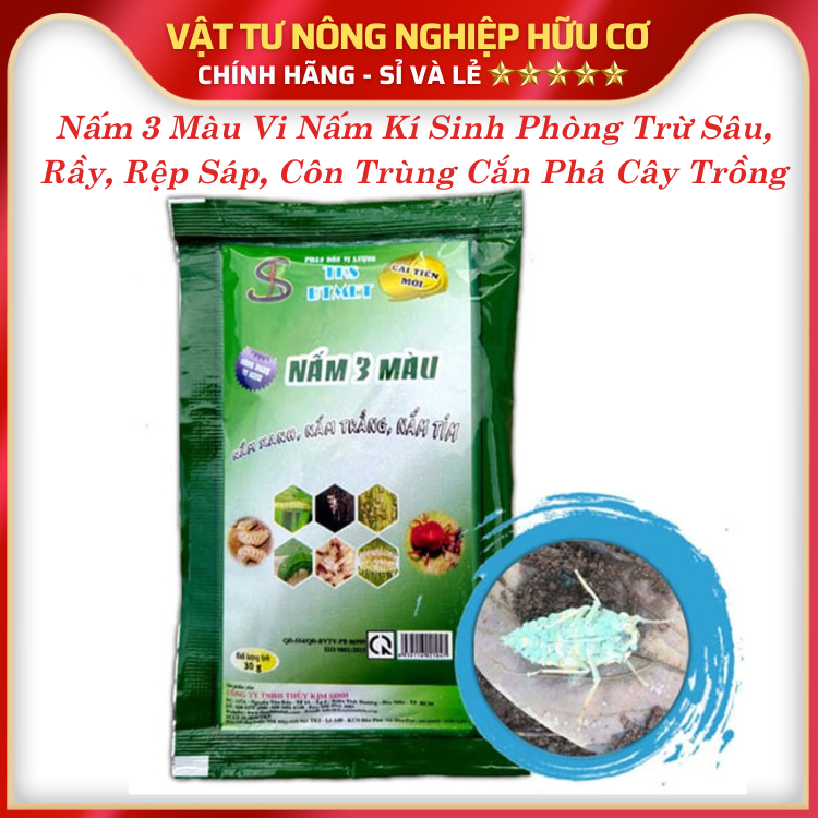 Vi Nấm Sinh Học Kí Sinh Phòng Trừ Sâu, Rầy Côn Trùng... Cắn Phá Cây ...
