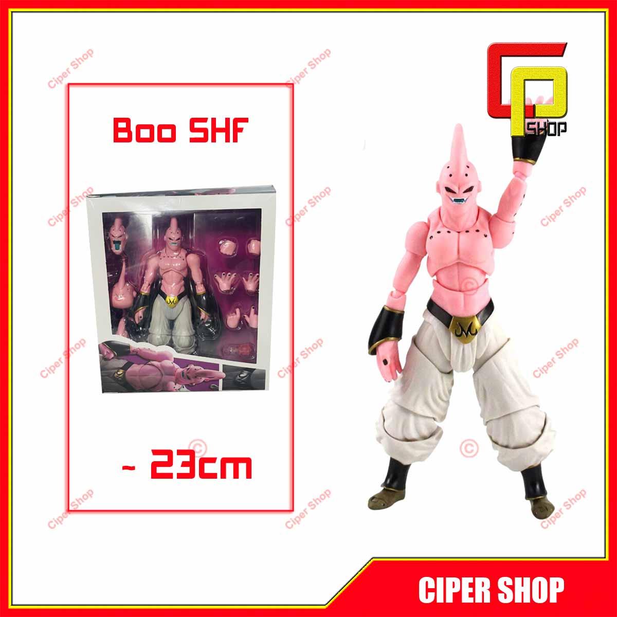 Mô hình Majin Boo SHF - Mô hình Dragon Ball - Mô hình Ma Bư Khớp ...