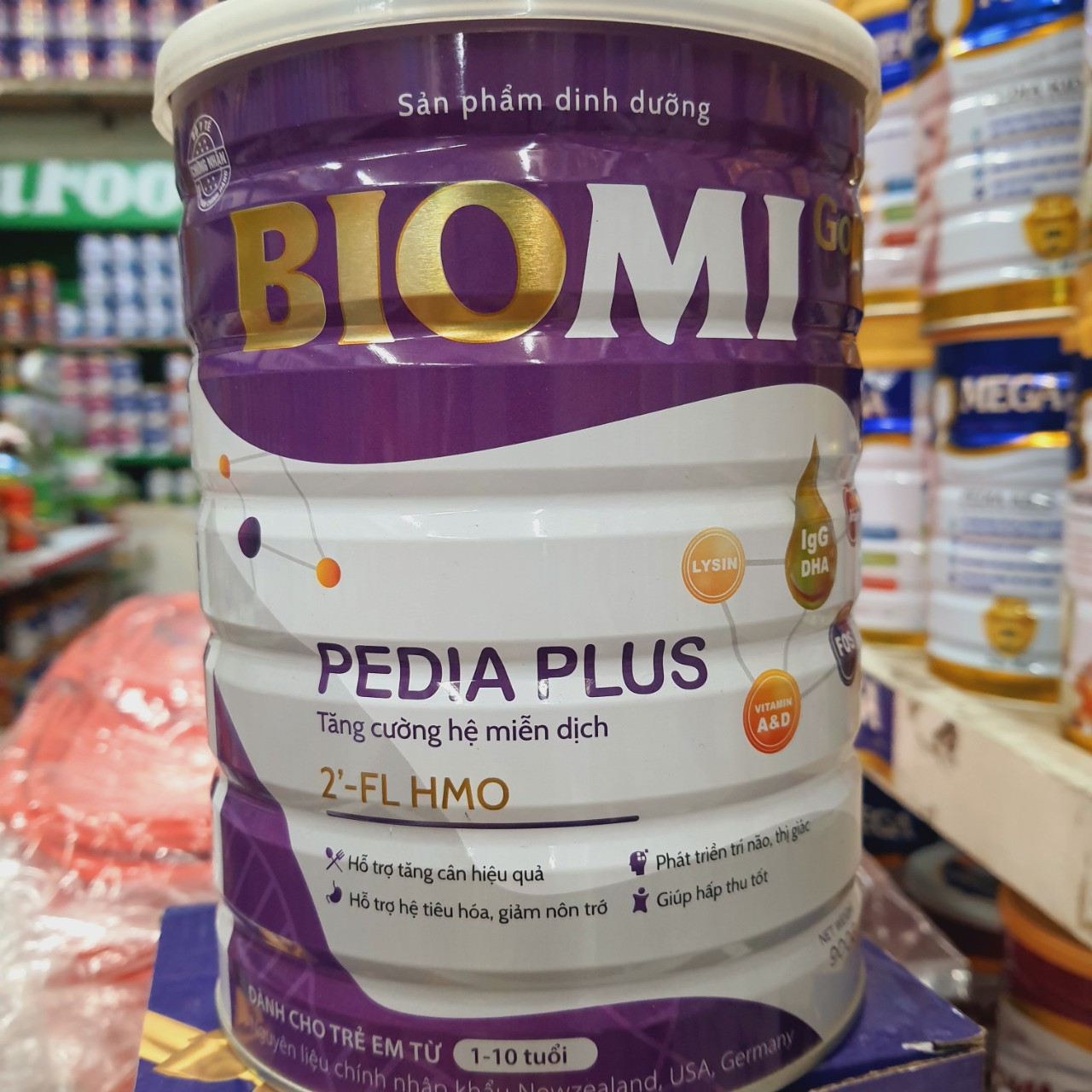 Sữa bột Biomi Gold Pedia Plus lon 900gr | Lazada.vn