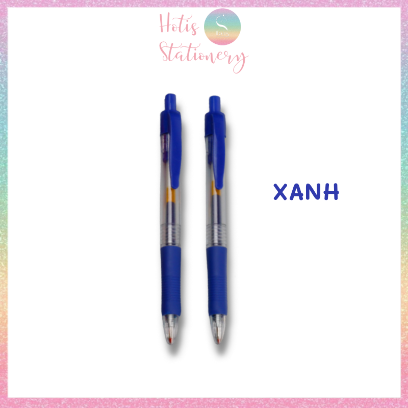 [HOTIS] Bút bi gel, bút gel, bút bi 0.5mm - Xanh/ Đen/ Đỏ - viết êm và ...