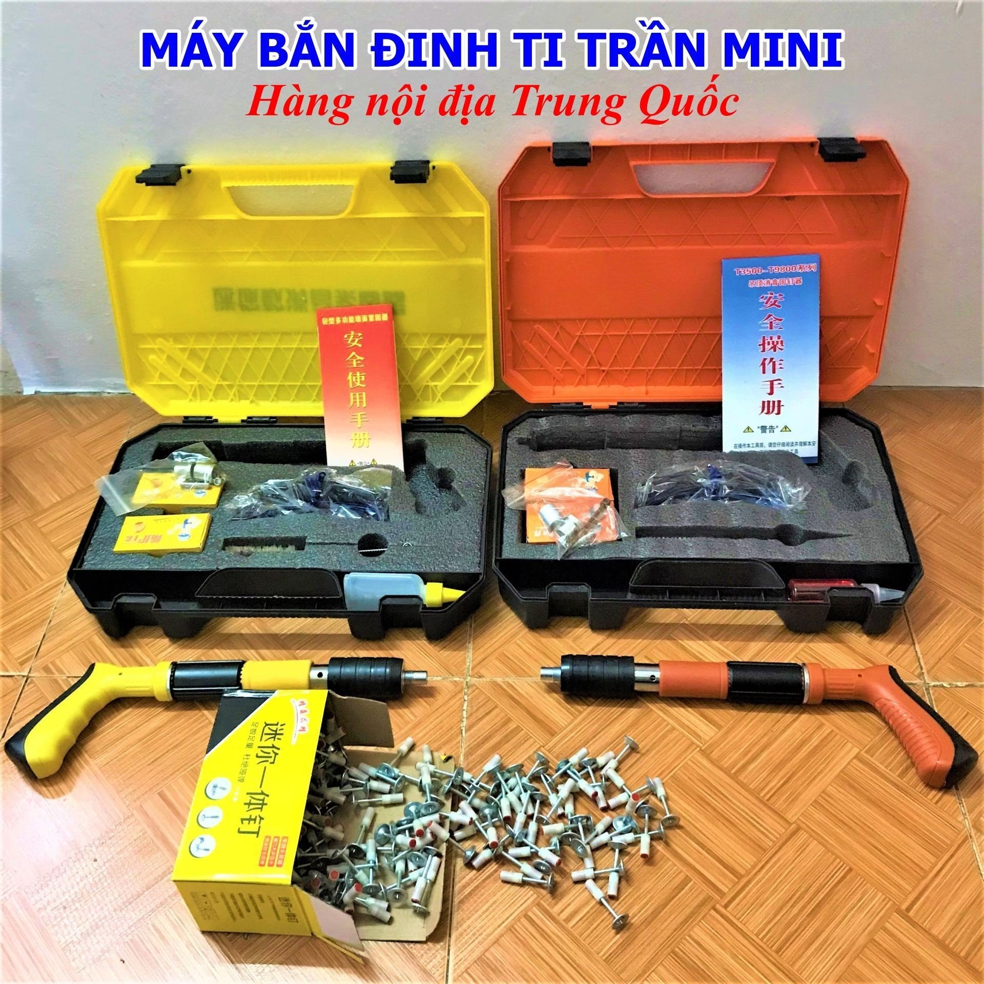 Máy bắn ti ren trần thạch cao loại mini - Xuyên phá tất cả các loại vật ...