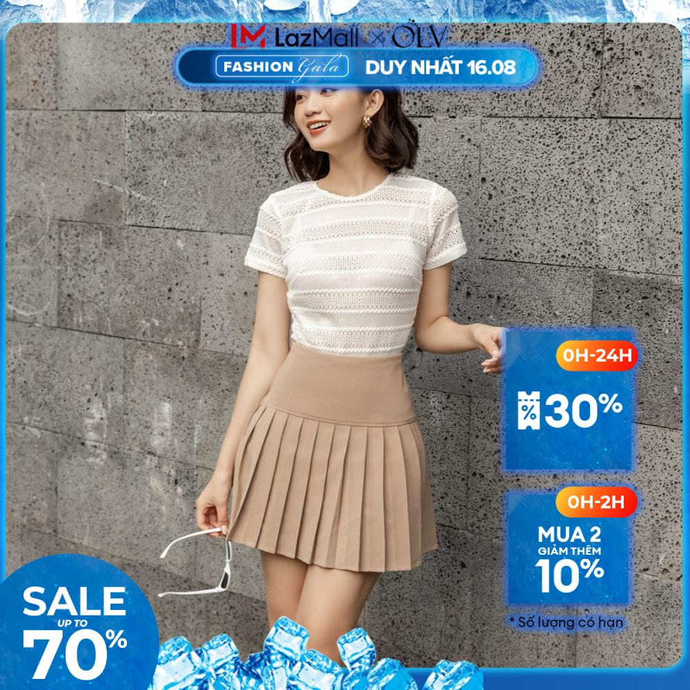 Chỉ 16.08_GIẢM GIÁ lên đến 70%_ OLV - Đầm Light Plum Layering Dress - MixASale