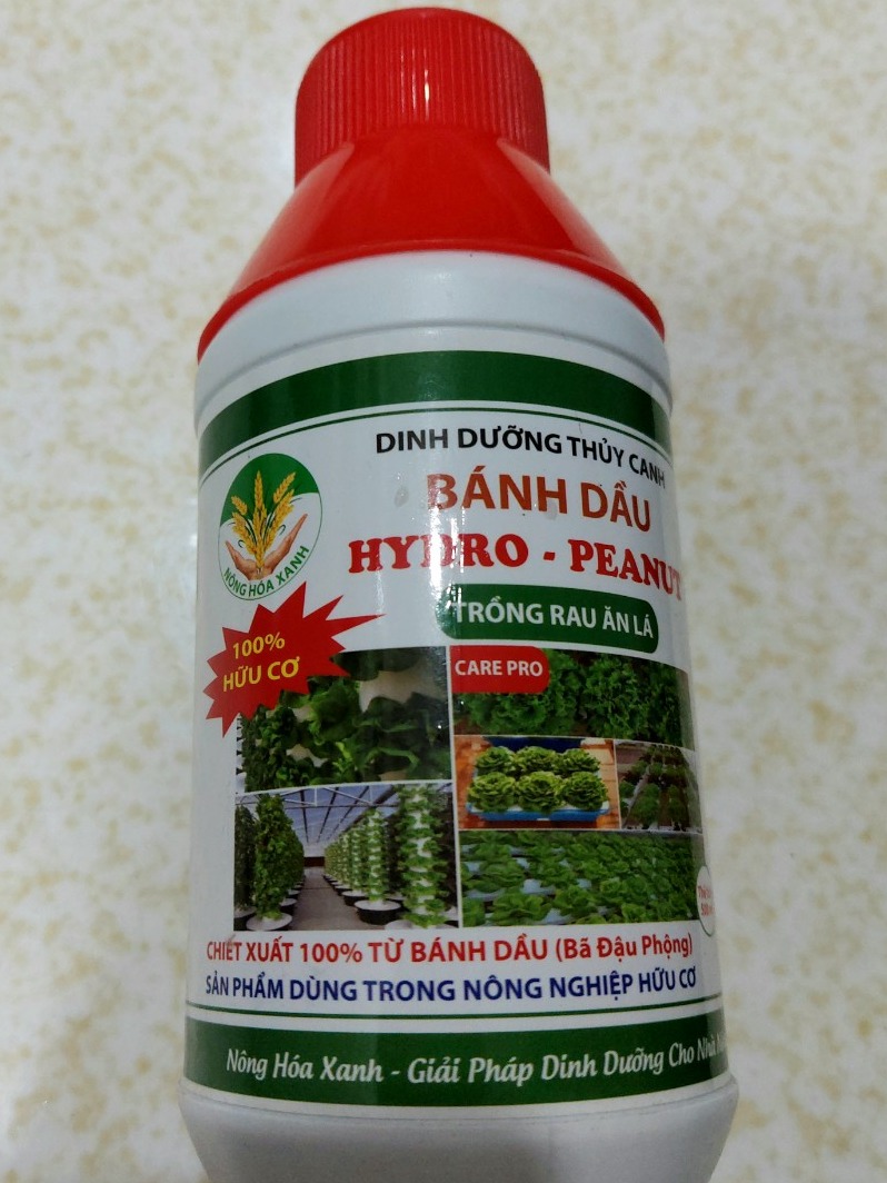 Dung dịch thủy canh bánh dầu HYDRO - PEANUT 100% hữu cơ cho rau ăn lá ...