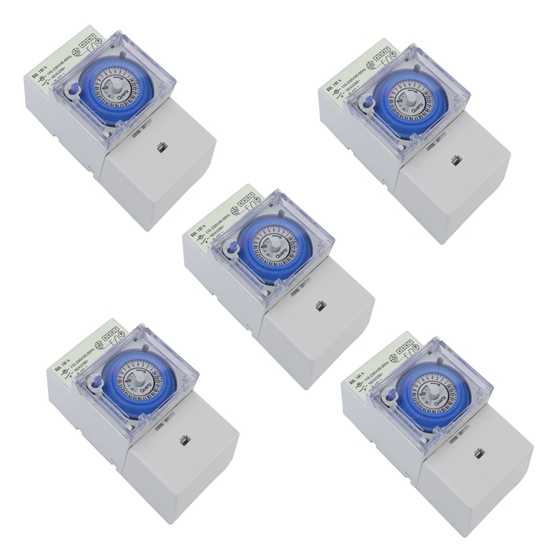 5X SUL181H Mechanical Timer 24 Hours Time Switch Relay Electrical ...