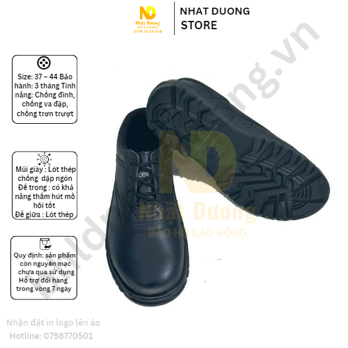 Giày bảo hộ lao động nam KCEP KS2092 da bò ,Dày bảo hộ chống đinh ...
