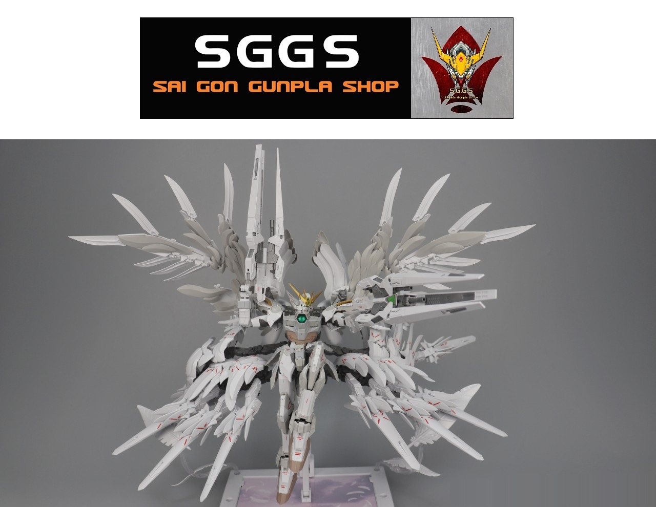 MG Gundam Wing Zero Snow White Prelude Super Nova Mô Hình 1/100 Master ...