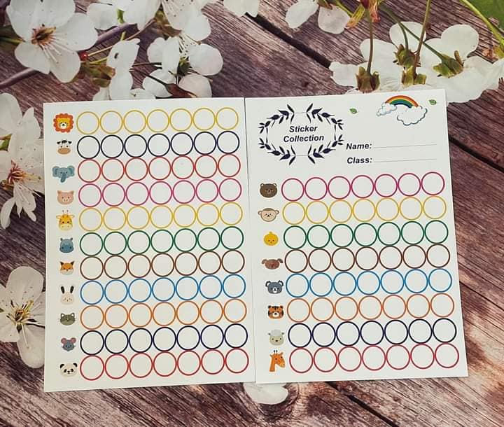 Báng dán sticker - tích điểm đổi quà. Kích thước giấy A4 in 2 mặt,giấy ...