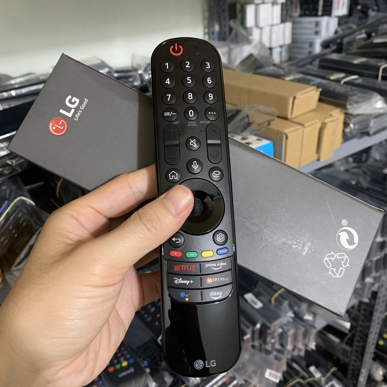 Điều khiển tivi LG giọng nói MR22GA đời 2022 chính hãng Indonesia ...