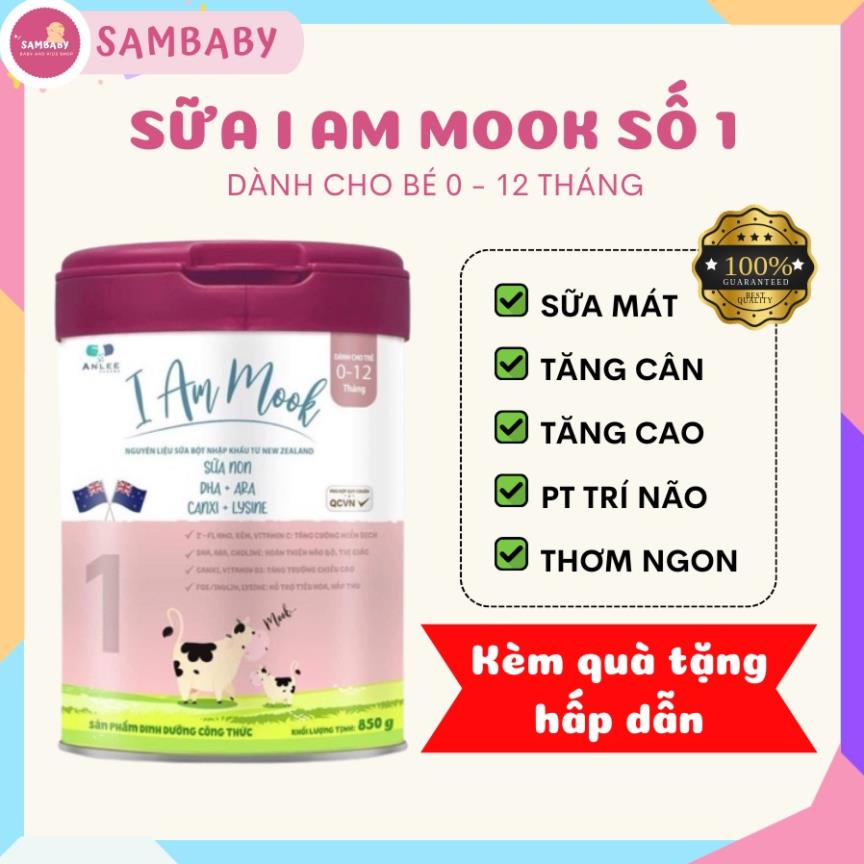 Sữa I AM MOOK SỐ 1 Lon 850g (Cho Bé Từ 0-12 Tháng Tuổi) - MixASale