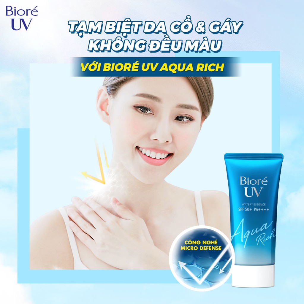 Kem Chống Nắng Biore UV Aqua Rich Watery Essence 50g Watery Gel 90ml ...