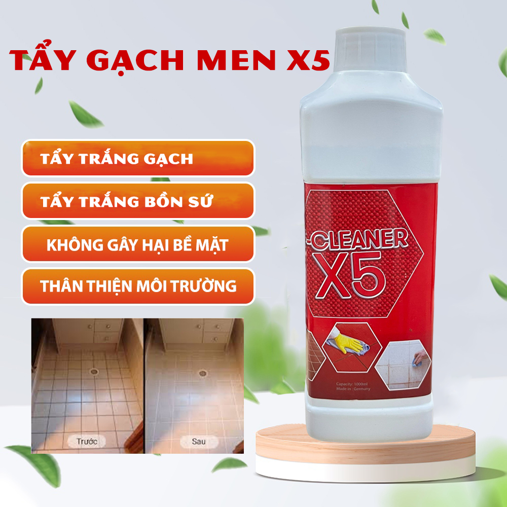 Nước Tẩy Trắng Sàn Gạch Men Cực Trắng F - Cleaner X5 Làm sạch sàn gạch ...