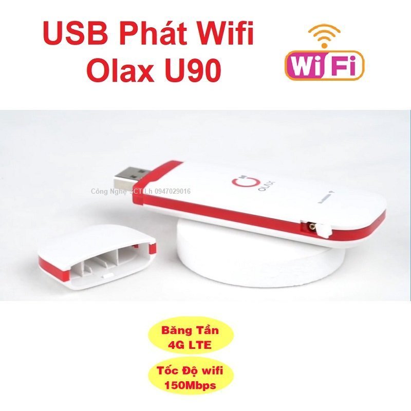USB PHÁT WIFI 3G 4G DONGLE HSPA MAXSPEED VTION OLAX U80 U90 Chuẩn Tốc Độ 150Mbps GIÁ RẺ - MixASale
