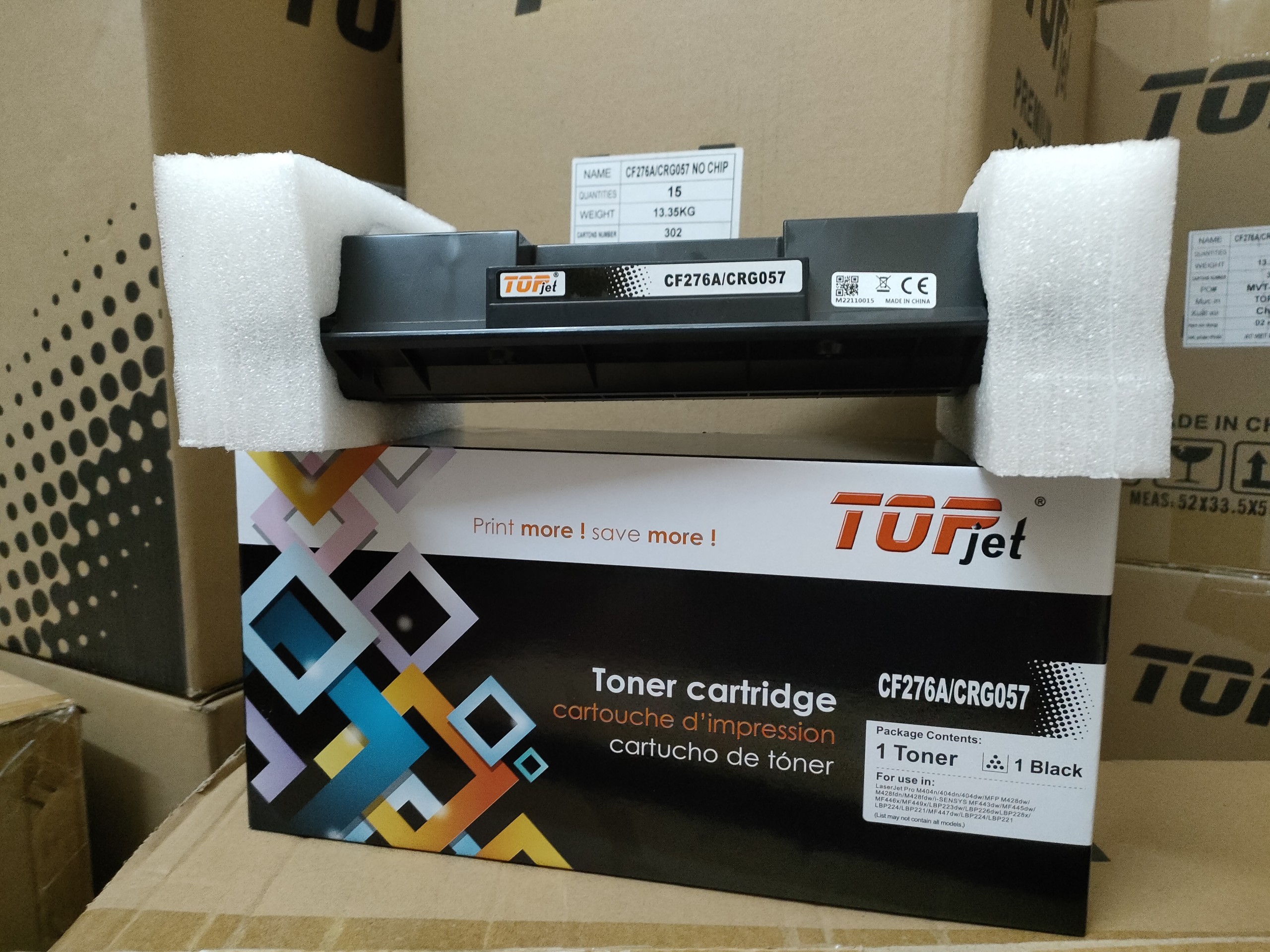 Hàng Mới Không Chip Hộp mực 76A (CF276A) 057 cho máy in HP M404n M428DW ...