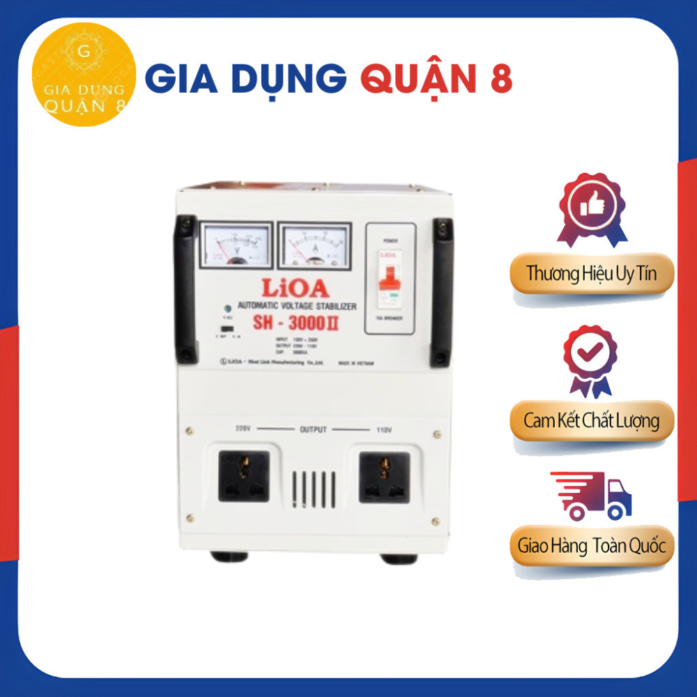 [CHÍNH HÃNG] Ổn Áp LiOA 3KVA 1 Pha Chính Hãng Nhật Linh 3KW 3000VA 3000W Dây Đồng Thế Hệ Mới ...