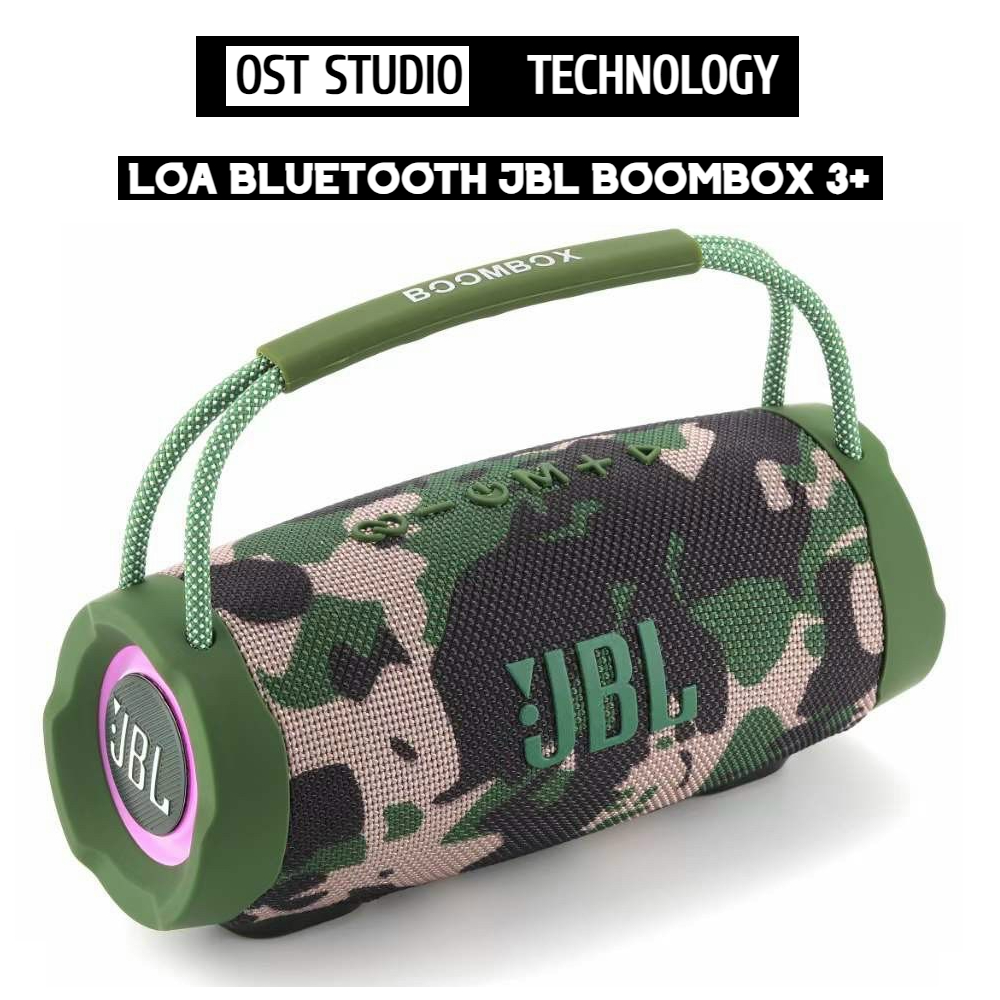 Loa Bluetooth Boombox 3 Pro Bass Mạnh Âm Thanh Lớn Cực Đỉnh Bluetooth 5 ...