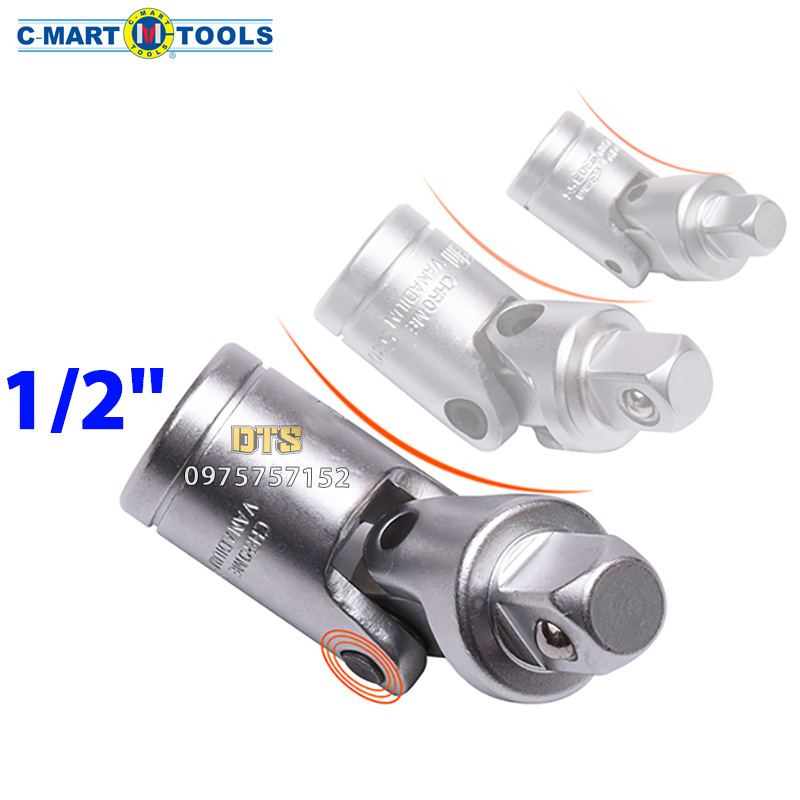 Đầu nối khẩu lắt léo công nghiệp C-MART 1/2'' 3/8'' 1/4'' - Đầu nối lắc ...