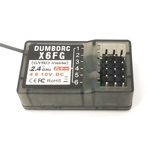 Bộ điều khiển 6 kênh Dumbo RC X6 2.4Ghz - TX RX bản nâng cấp. Chuyên ...