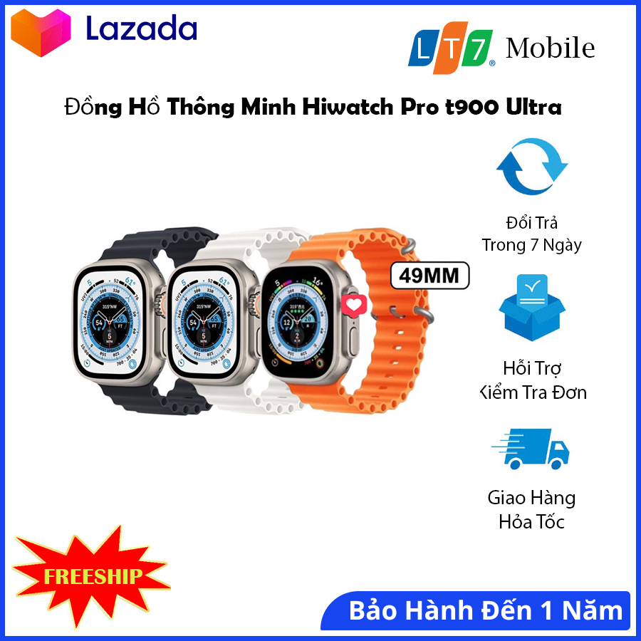 Đồng Hồ Thông Minh T900 Pro Max - Smart Watch Seri 8 Hỗ Trợ Nghe Gọi 2 Chiều Thông Báo Tin Nhắn ...
