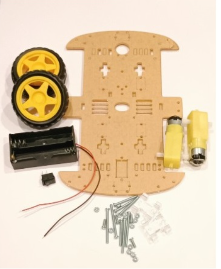 khung xe robot 4 bánh - Xe 4 Bánh Điều Khiển qua Bluetooth dùng arduino ...