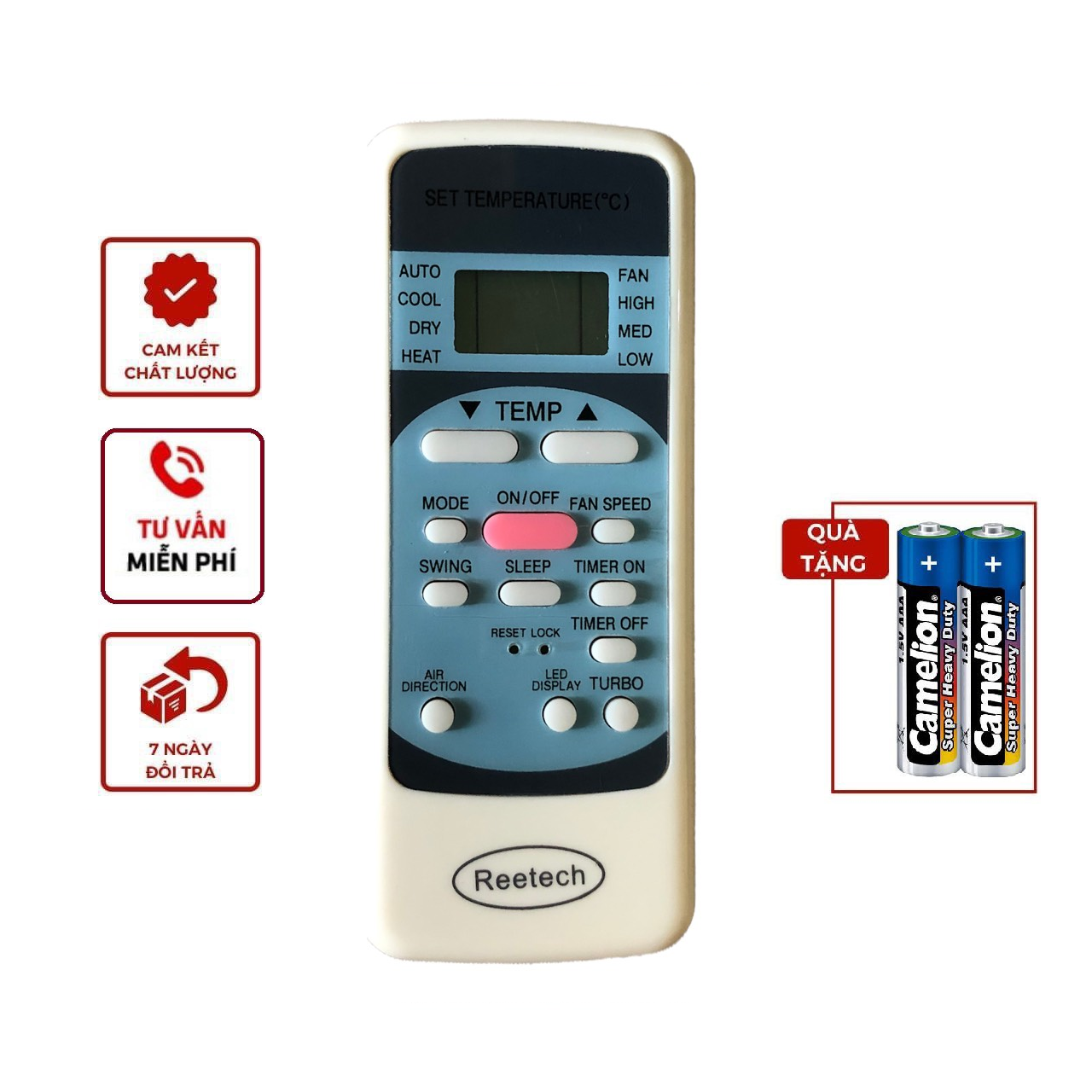 Điều khiển điều hoà Reetech hàng tốt - Remote Điều khiển điều hoà ...