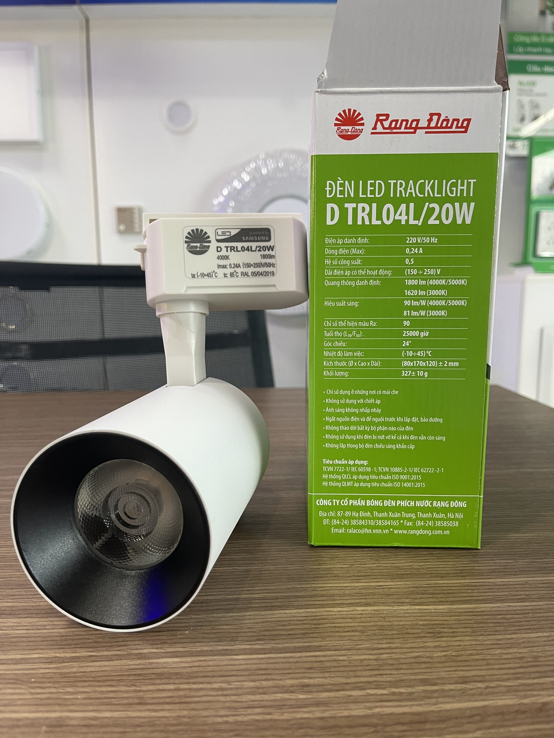 Đèn tiêu điểm (đèn rọi ray) 12W 20W Model TRL04 Rạng Đông chất lượng ...