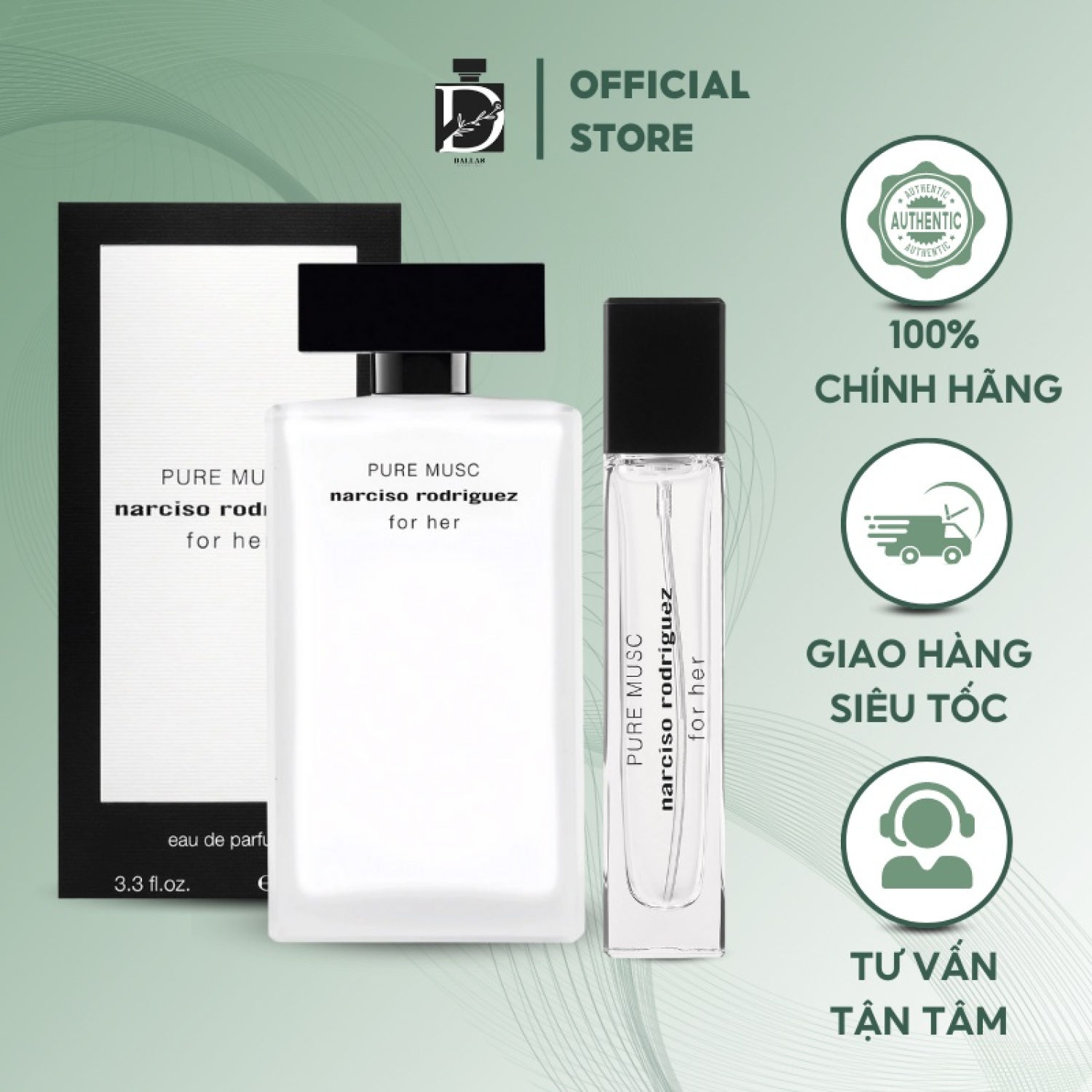 Nước Hoa Nữ Narciso Rodriguez Pure Musc For Her ( Nar Trắng ) Chiết ...